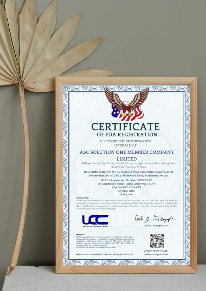 CÔNG TY TNHH UCC VIỆT NAM - US Agent | EC Rep | UKRP | Sponsor