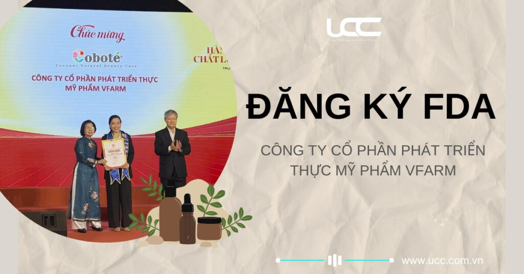 Đăng ký cơ sở mỹ phẩm với FDA- Công ty VFARM FCD